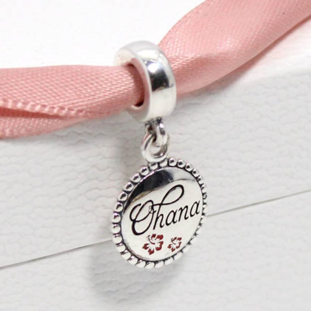 Pandora Ohana Pink Hibiscus Flower Hawaii Exclusive D… - Gem